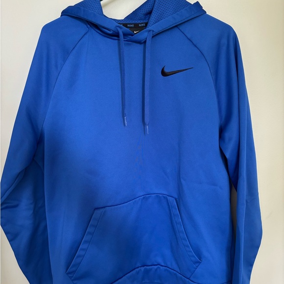 Nike | Shirts | Nike Royal Blue Pullover Hoodie | Poshmark